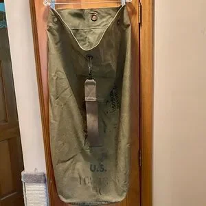 U.S. Army | Bags | Wwii Us Army Duffle Bag 944 Tweedies Canvas Military ...